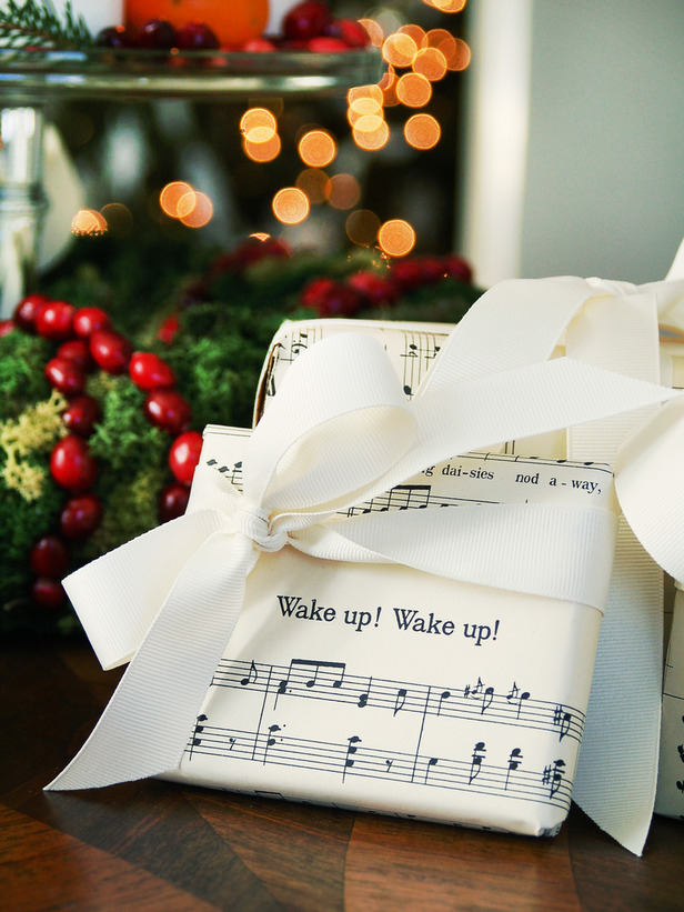 Best Gift Idea DIY-Gift-Wrap-Sheet-Music • Best Gift Idea
